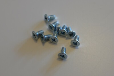 M3 x 6mm COUNTERSUNK SCREW BZP ZINC CSK M3X6 MACHINE SCREW POZI | eBay UK