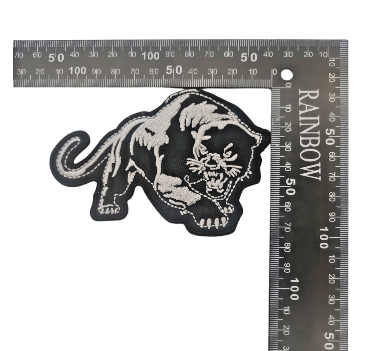 Black Panther Patch Animal Embroidered Thermoadhesive Iron On Heat Patch Black | eBay