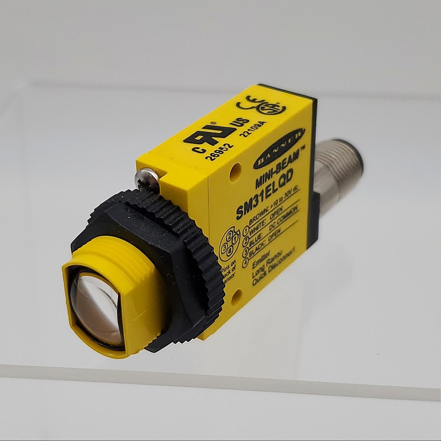 Banner SM31ELQD Mini-Beam Sensor Photoelectric 10-30 VDC Opposed-Mode ...