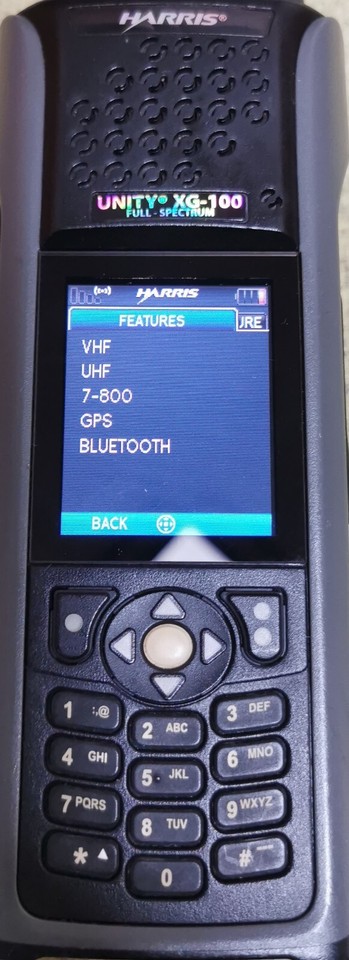 Used HARRIS XG-100P UNITY Multiband Radio with Packing . Motorola ICOM ...