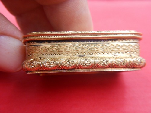 Antique 19th Century French? Silver Gilt Snuff Box,Ca 1800s, Spanish ...