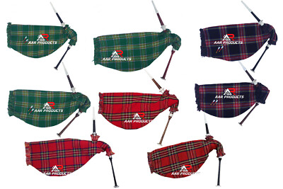 Scottish Goose Bagpipe Silver Imitation Ivory Mount Practice Multi ...