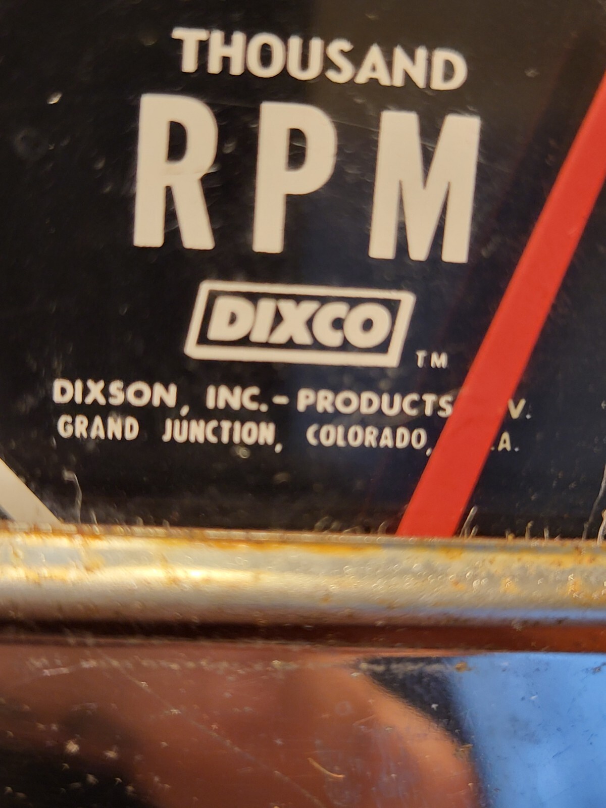 Vintage Dixco Tachometer 8000 rpm | Analog | Aftermarket Branded | Sun