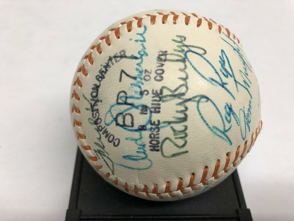 1970 California Angels Autographed Signed Baseball with Jim Fergosi ...