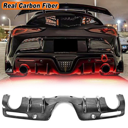 Carbon Fiber Rear Bumper Diffuser Lip For Toyota Supra GR A90 A91 MK5 ...