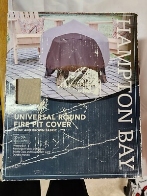 Hampton Bay Universal Round Fire Pit Cover | eBay