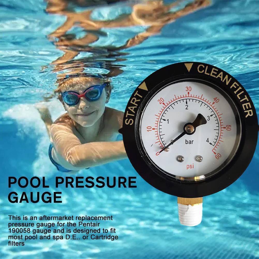 Pool Filter Pressure Gauge Replacement For 190058 Hayward Pentair FAST ...