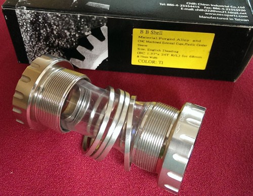 Neco BB Shell Innenlager, Hollowtech II, BSA 68mm/73mm, titan-Finish ...