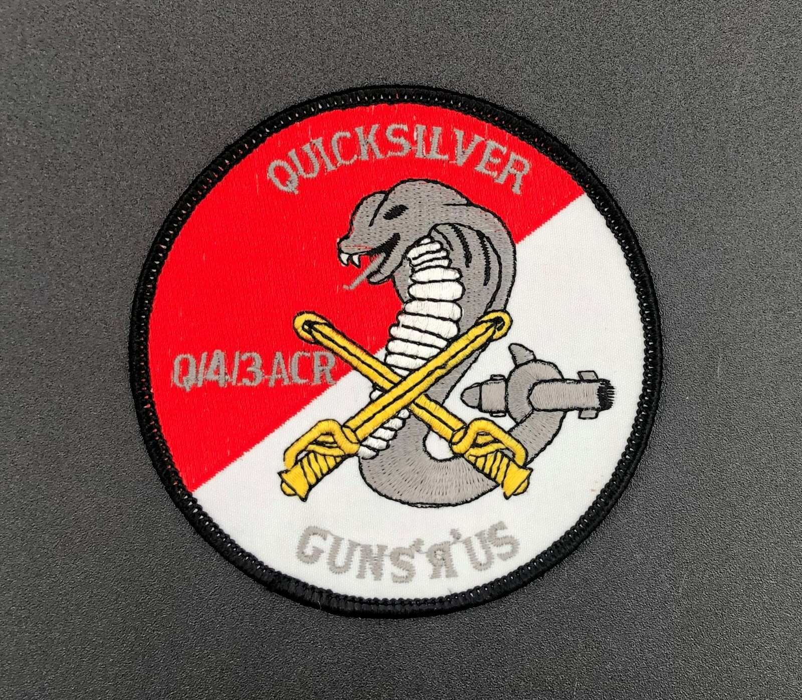 Quicksilver Q/4/3-ACR Guns R Us Army Aviation Patch OEF OIF | eBay