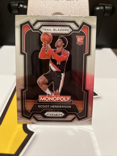 2023-24 Scoot Henderson Panini Prizm Monopoly Rookie Card #75 Trail ...