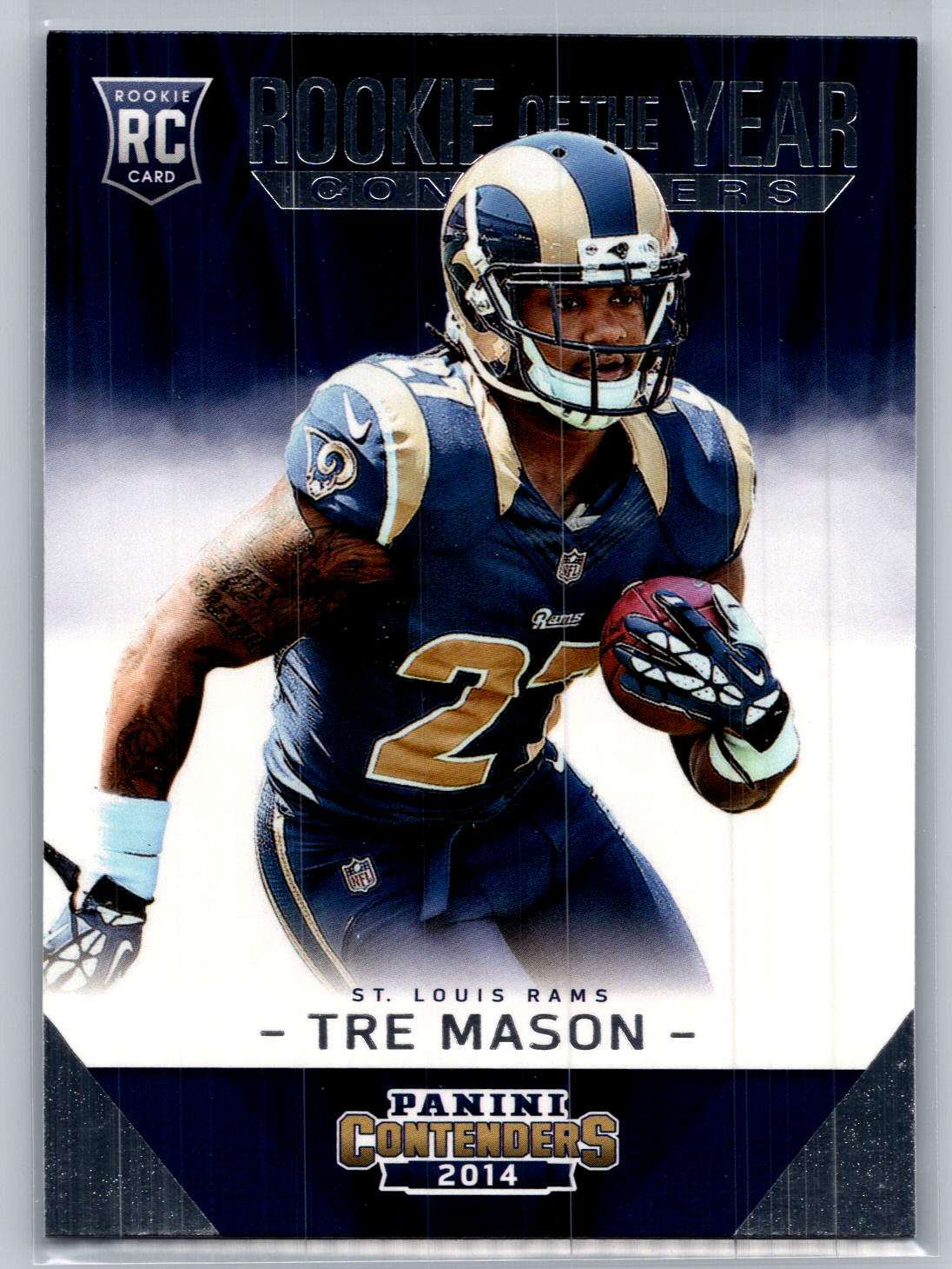 2014 Panini Contenders #ROY-13 Tre Mason Rookie of the Year Contenders ...