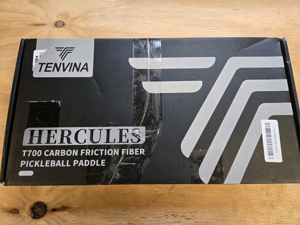 Tenvina Hercules Pro T700 Carbon Friction Fiber 16mm Pickleball Paddle ...