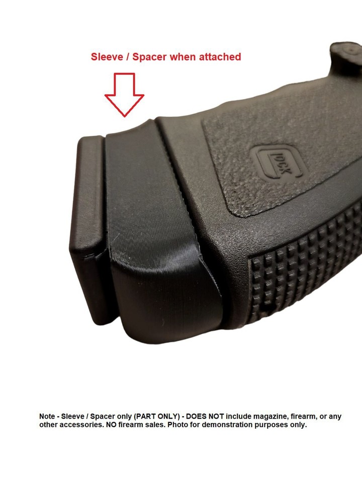 {3 Pack} Glock 17/22 Magazine Spacer Adapter for Glock 19/23 MANY COLOR ...