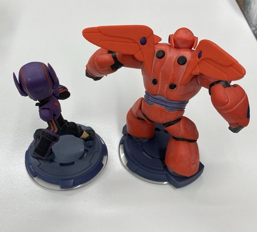 Disney Infinity 2.0 Set Big Hero Six Baymax & Hiro Hamada Figures Lot ...
