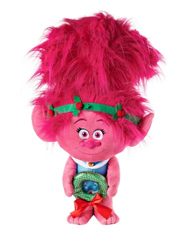 27 Inch Gemmy Trolls Poppy Freestanding Plush Christmas Greeter w ...