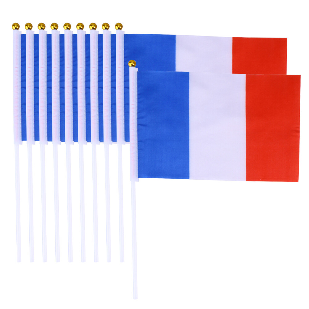 10 Pcs Drapeau National Décor Français Drapeaux De Pays Sur | eBay
