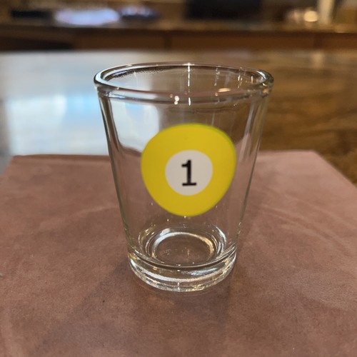 Pool/ Billiards 1 One Ball Glass Shot Glass Replacement Stripe Solid | eBay