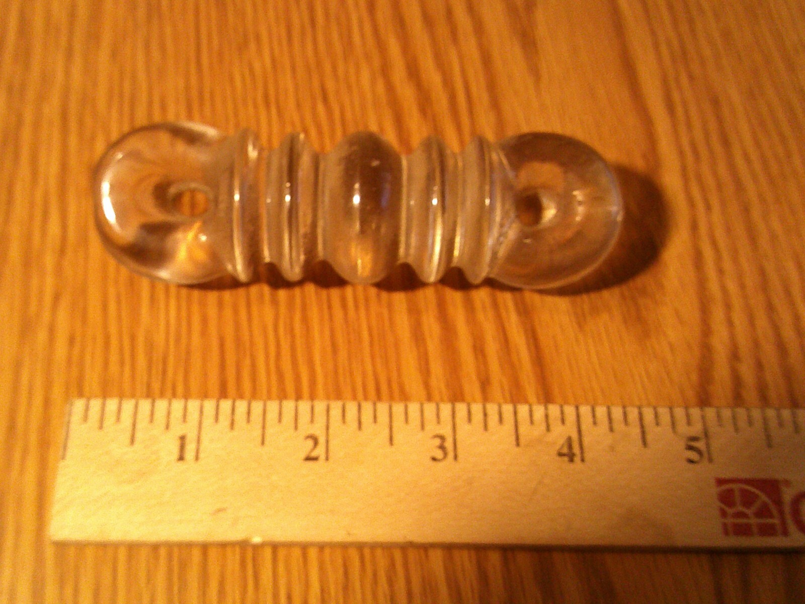 4 1/4” FLERON RADIO GLASS INSULATOR Large Dog Bone Style | eBay