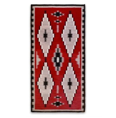 6x9 Ft. Handwoven Wool Navajo Rug Western Collection Native American ...