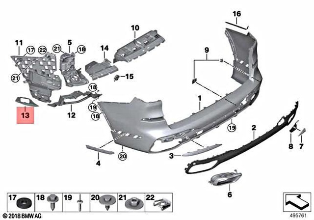 Genuine BMW Absorber Funnel Left 517110 51-12-8-094-413 for sale online ...