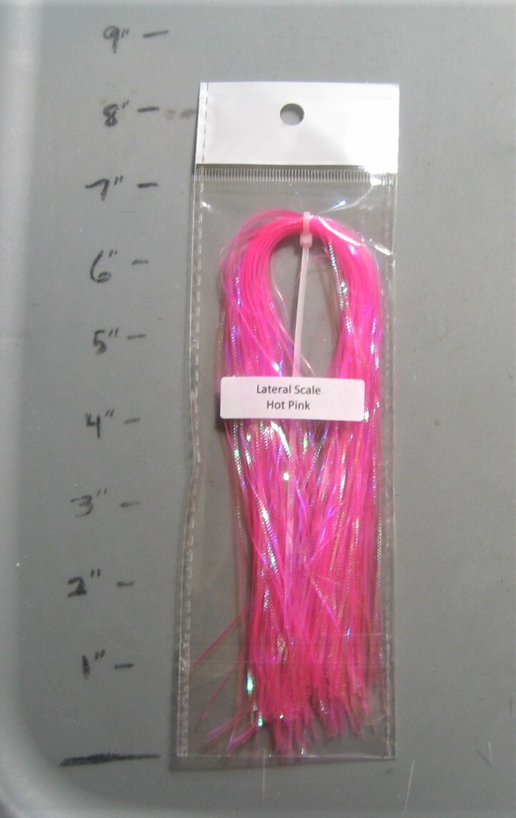 1 Pack (Hank) Lateral Scale..Fish Scale-Flashabou-11 Color Choices-Ship ...