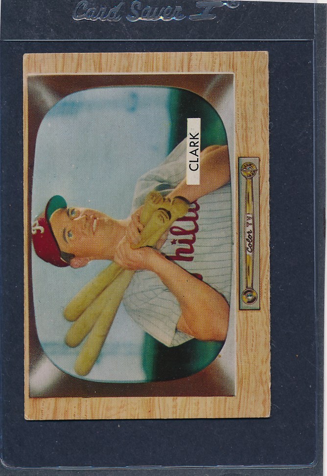 1955 Bowman #041 Mel Clark Phillies VG/EX 55B41-10216-1 | eBay