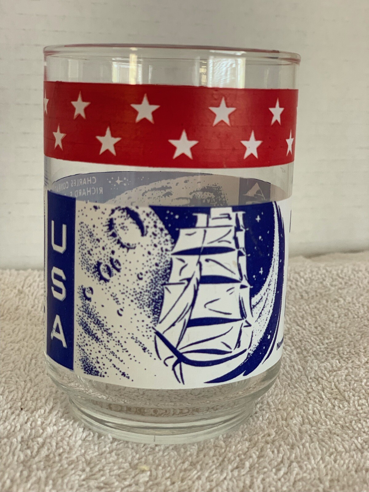 Vintage Libbey Apollo 12 Return to the Moon 11/19/69 Collectible ...