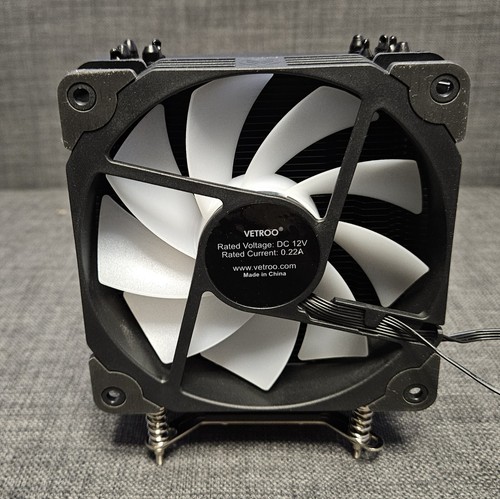 Vetroo V5 ARGB CPU Cooler Computer Case PC Heatsink 5 Heatpipes LGA ...