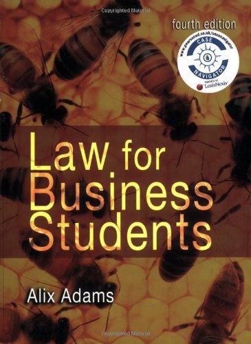 Law for Business Students de Ms Alix Adams | eBay