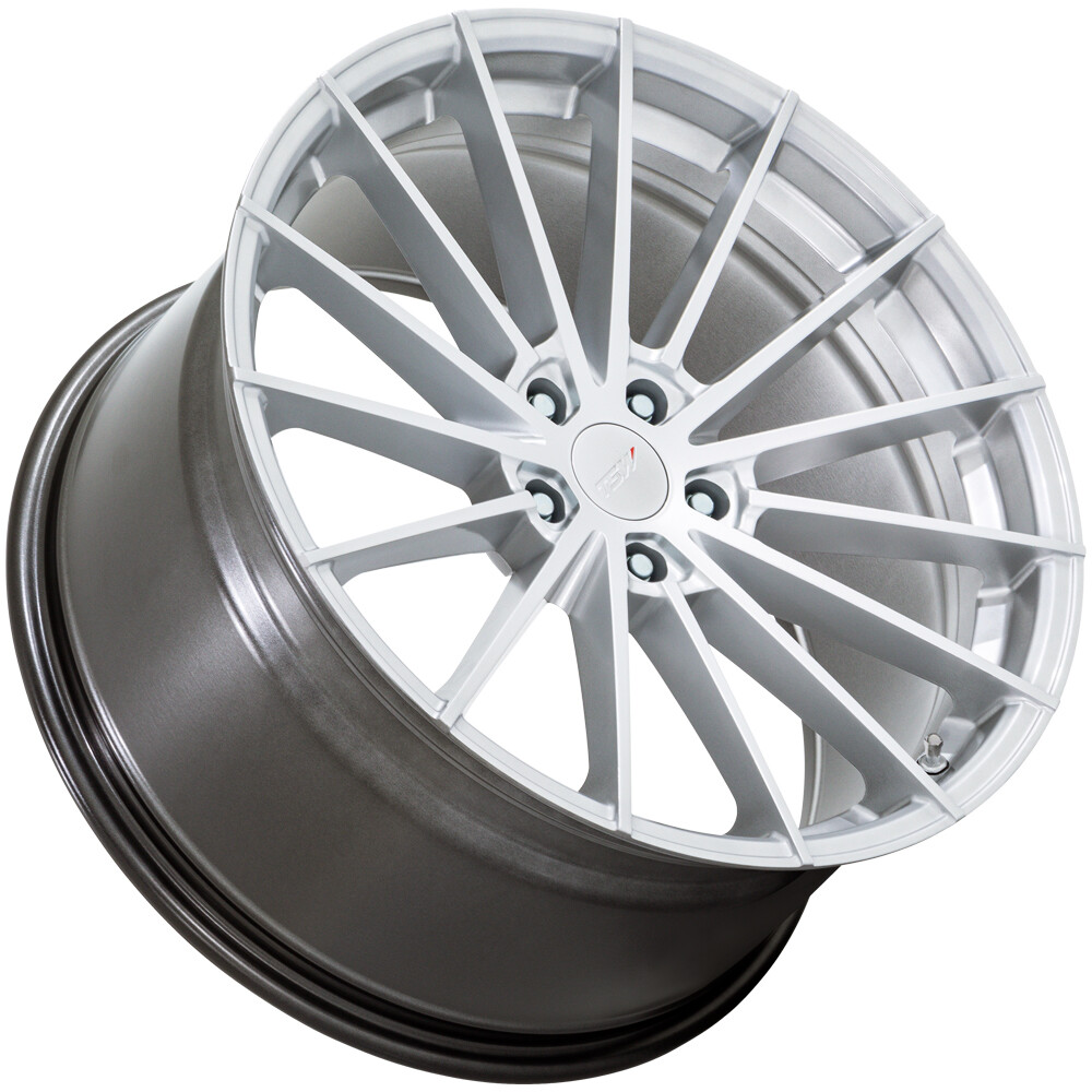 (Set of 4) TSW TW005 Goodwood 19x8.5 5x112 +32mm Silver Wheels Rims 19 ...