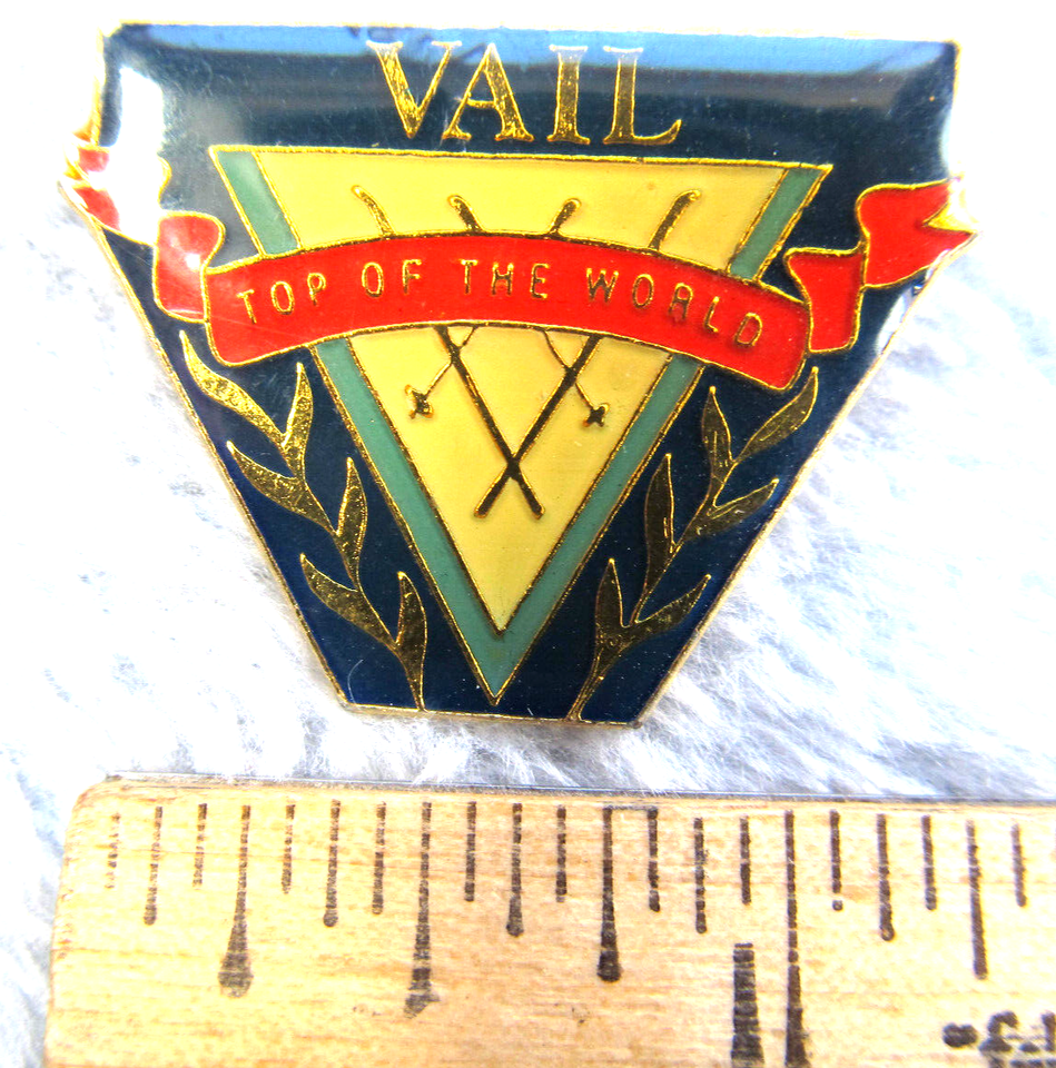 Vail Colorado Pin Vintage Ski Town Resort Breckenridge Denver Skiing | eBay
