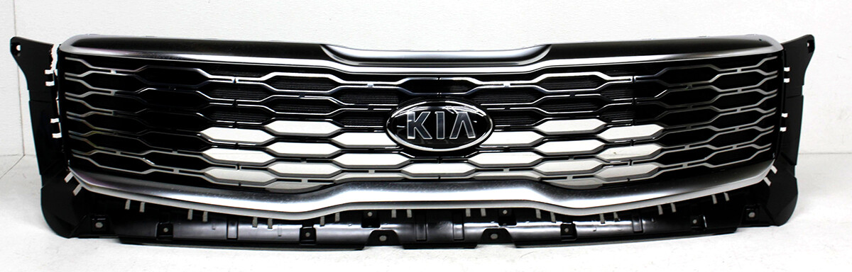 OEM Upper Grille For Kia Telluride 86350-S9100 - Paint Flaws & Mount ...