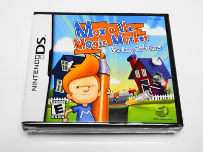 MAX & The MAGIC MARKER 🖍️ (Nintendo DS) 2DS 3DS 💦 NEW SEALED MINTY 🖍️ ...