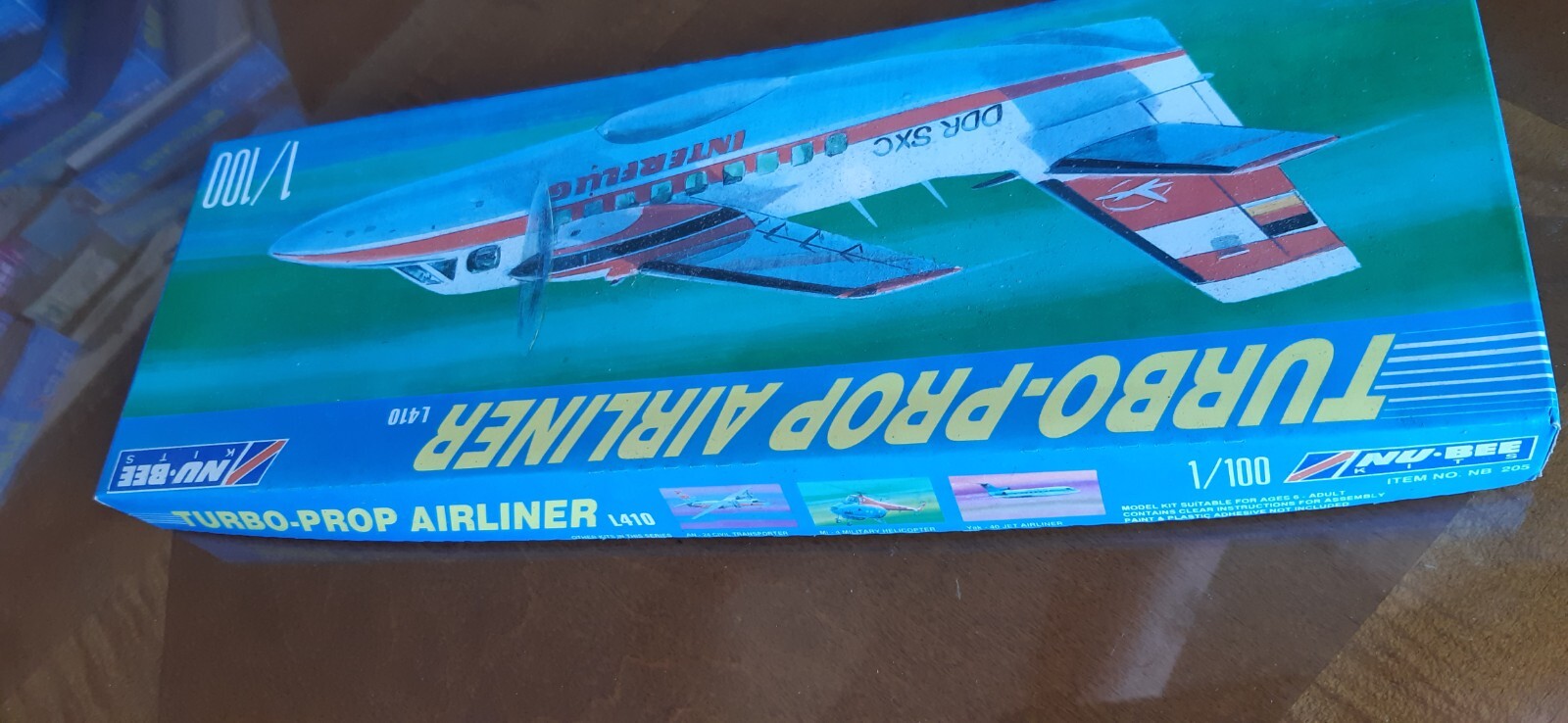 1:100 Vintage NU.BEE VEB Plasticart GDR Model Plane Kits COLLECTION ...