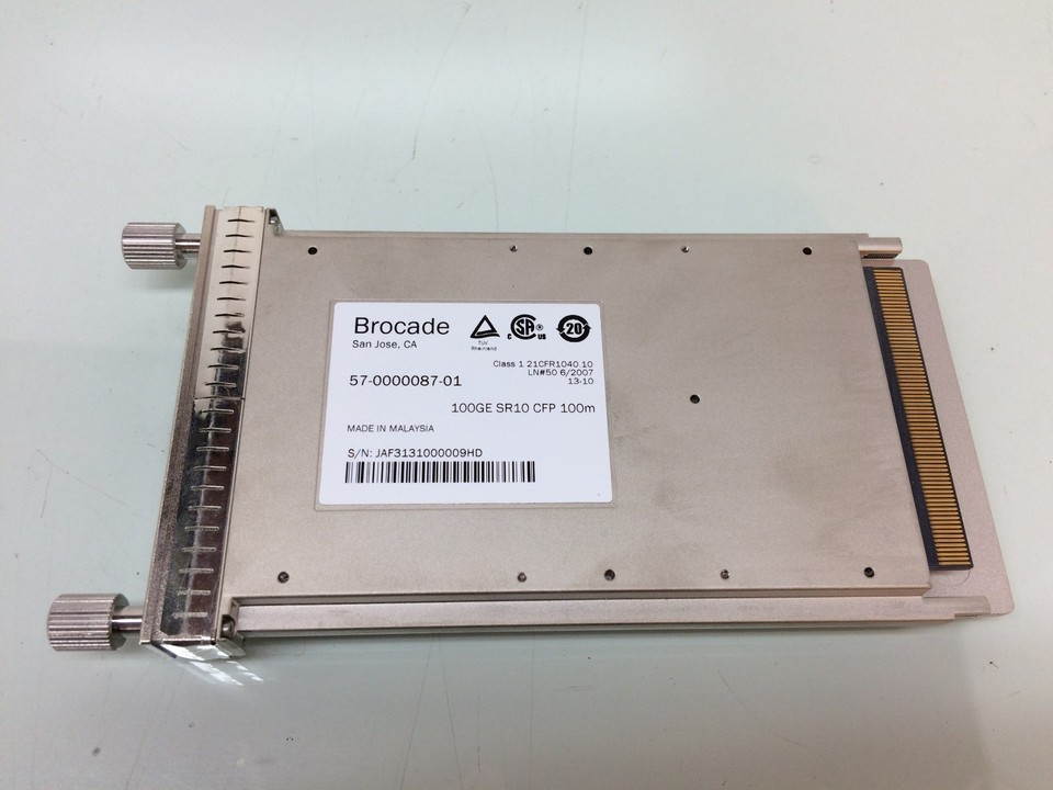 Brocade 57-0000087-01 100GE SR10 CFP Network Module | eBay