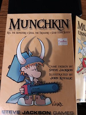 munchkin card game plus Munchkin 2 Unnatural Axe. 388 total cards. | eBay