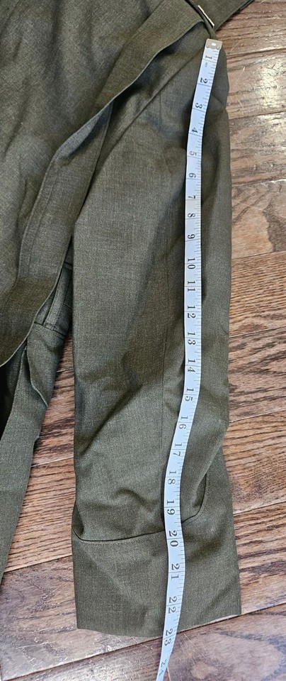 USMC US Marine Corps Officers Service Dress Belted Green Uniform Saco ...