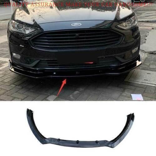 For Ford Mondeo/Fusion 2019-2020 Gloss Black Front Bumper Lip Spoiler ...