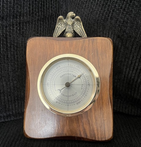 Vintage Springfield Instrument Barometer Humidity Meter Made In USA | eBay