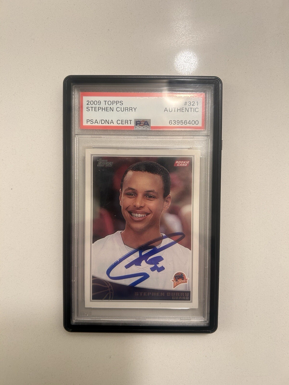 2009 Topps #321 Stephen Curry Rookie Card RC Autograph PSA BOLD Auto | eBay