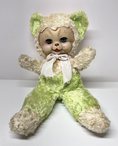Rare Vintage RUSHTON Star Creations?? Rubber Face Sleep Eye Teddy Bear ...