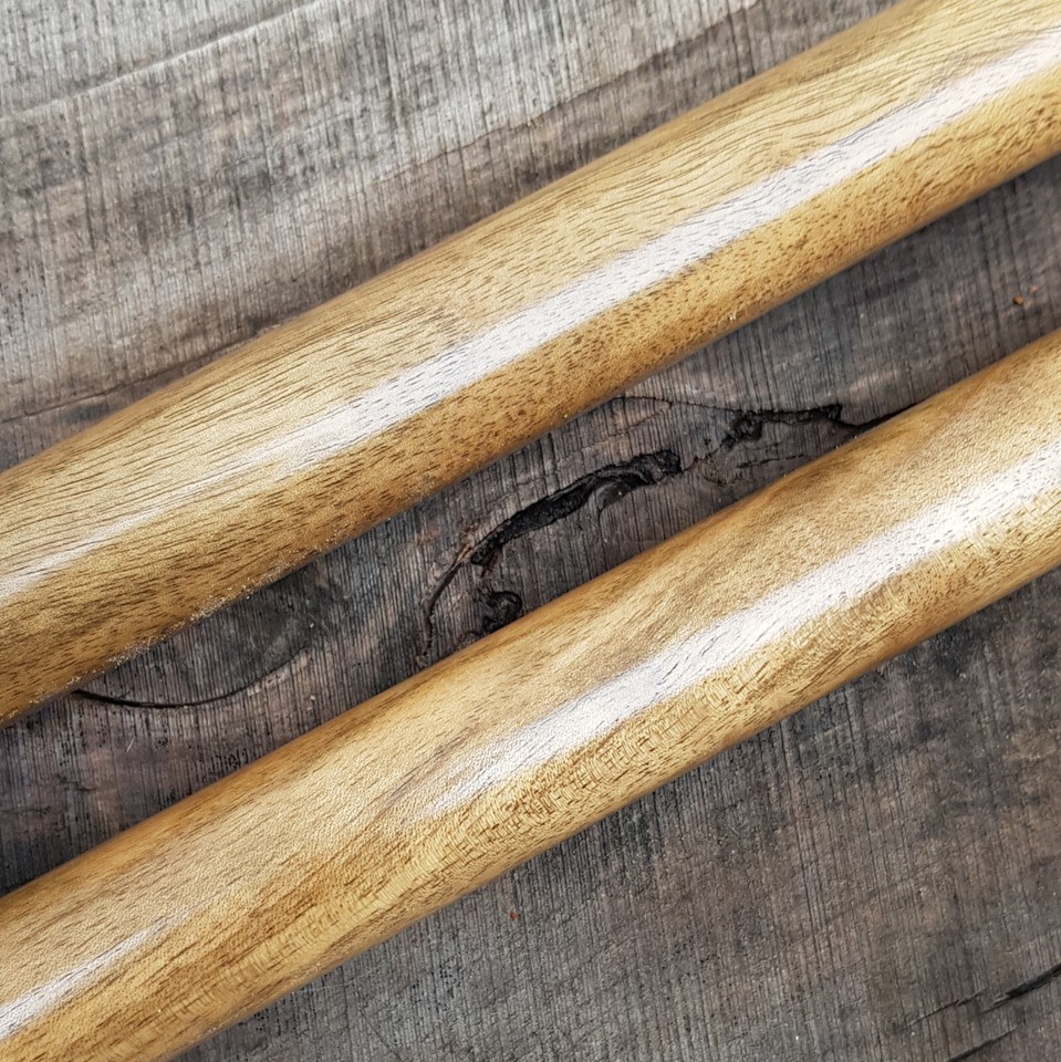 Short pair sticks Arnis Kali Eskrima Wing Chun Silat - Natural Wood ...