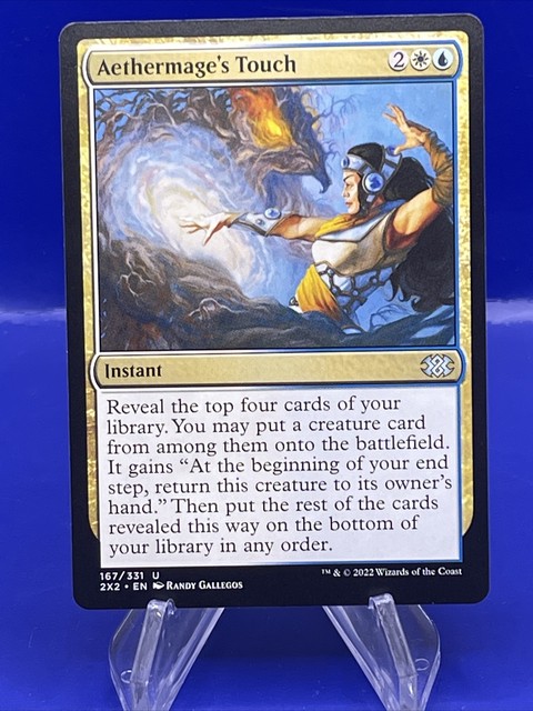 MTG Aethermage's Touch Double Masters 2022 167/331 Regular Uncommon for ...