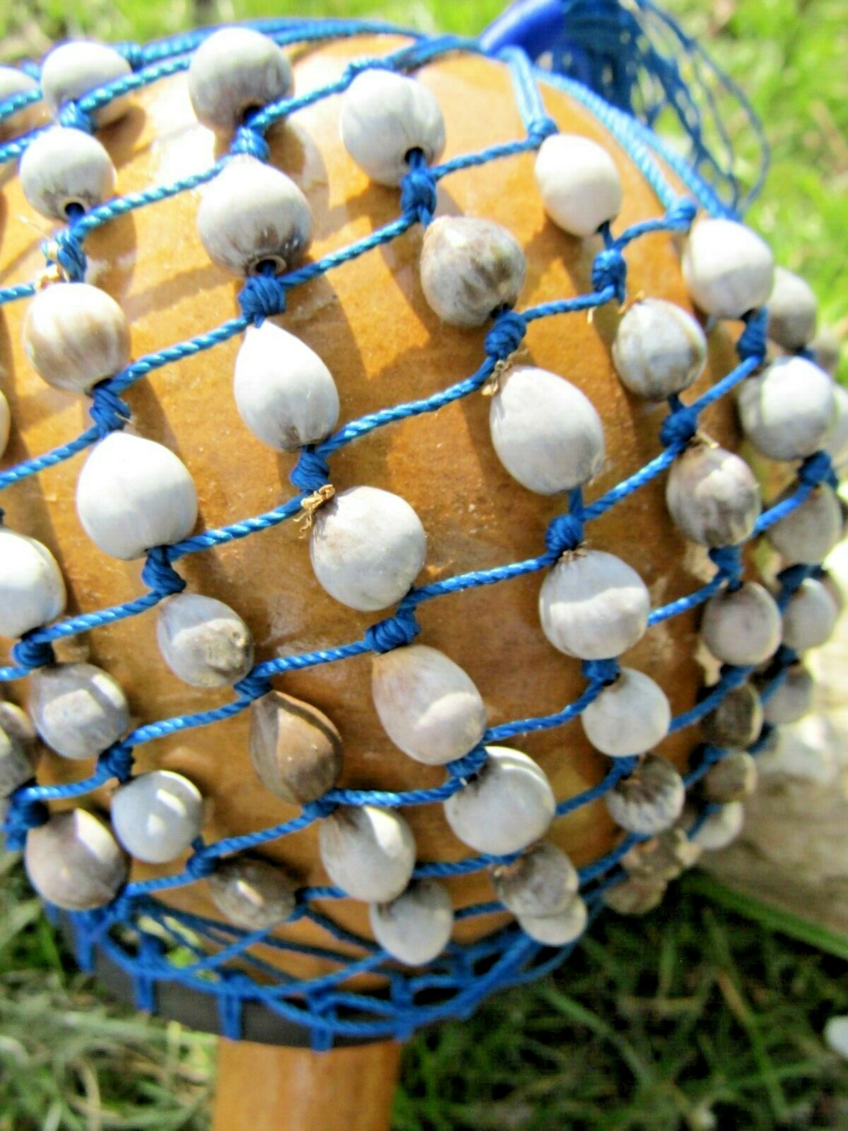 Hand Made Ghana Shekere Calabash Gourd Hand Percussion Shaker Musical ...