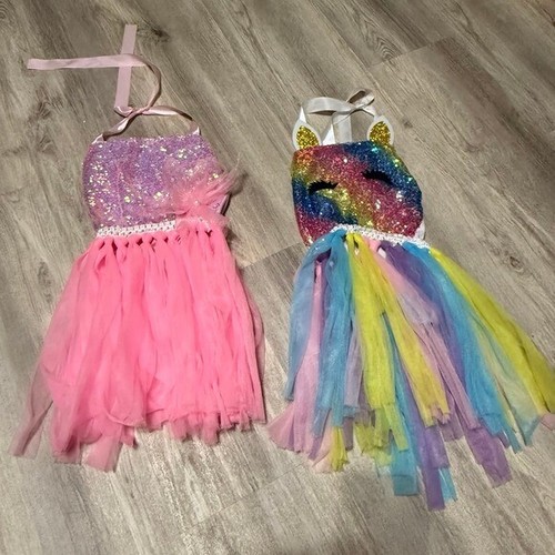 Girls 4/5 set of two tutu play dresses | eBay