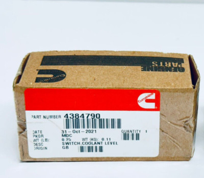 Cummins 4384790 Coolant Level Switch OEM | eBay