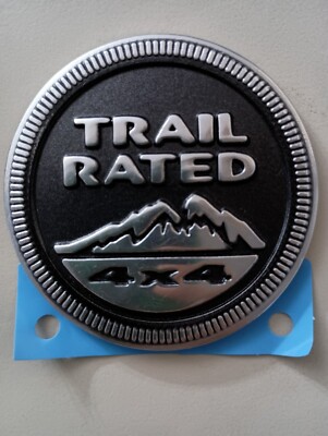 New JEEP TRAIL RATED Emblem Badge Grand Cherokee Wrangler Liberty ...
