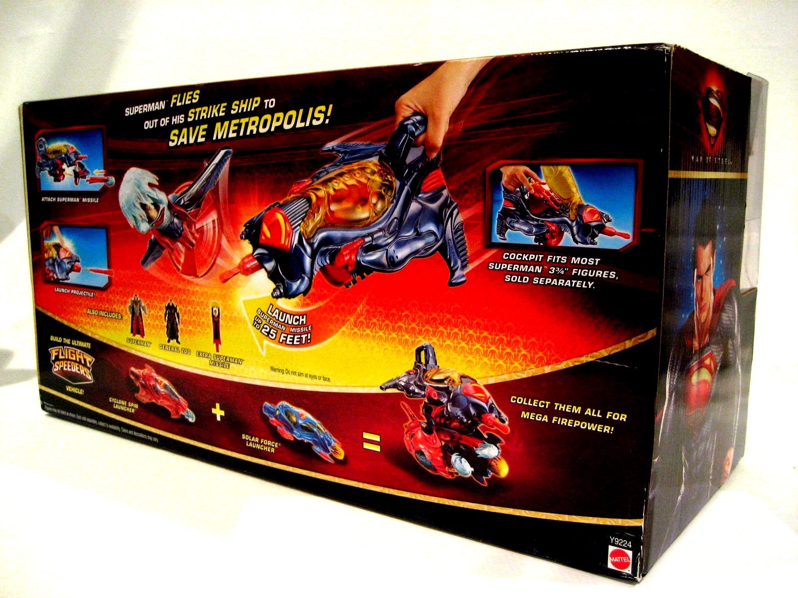 Man of Steel Superman Flight Speeder Deluxe Strike Ship UNOPENED | eBay