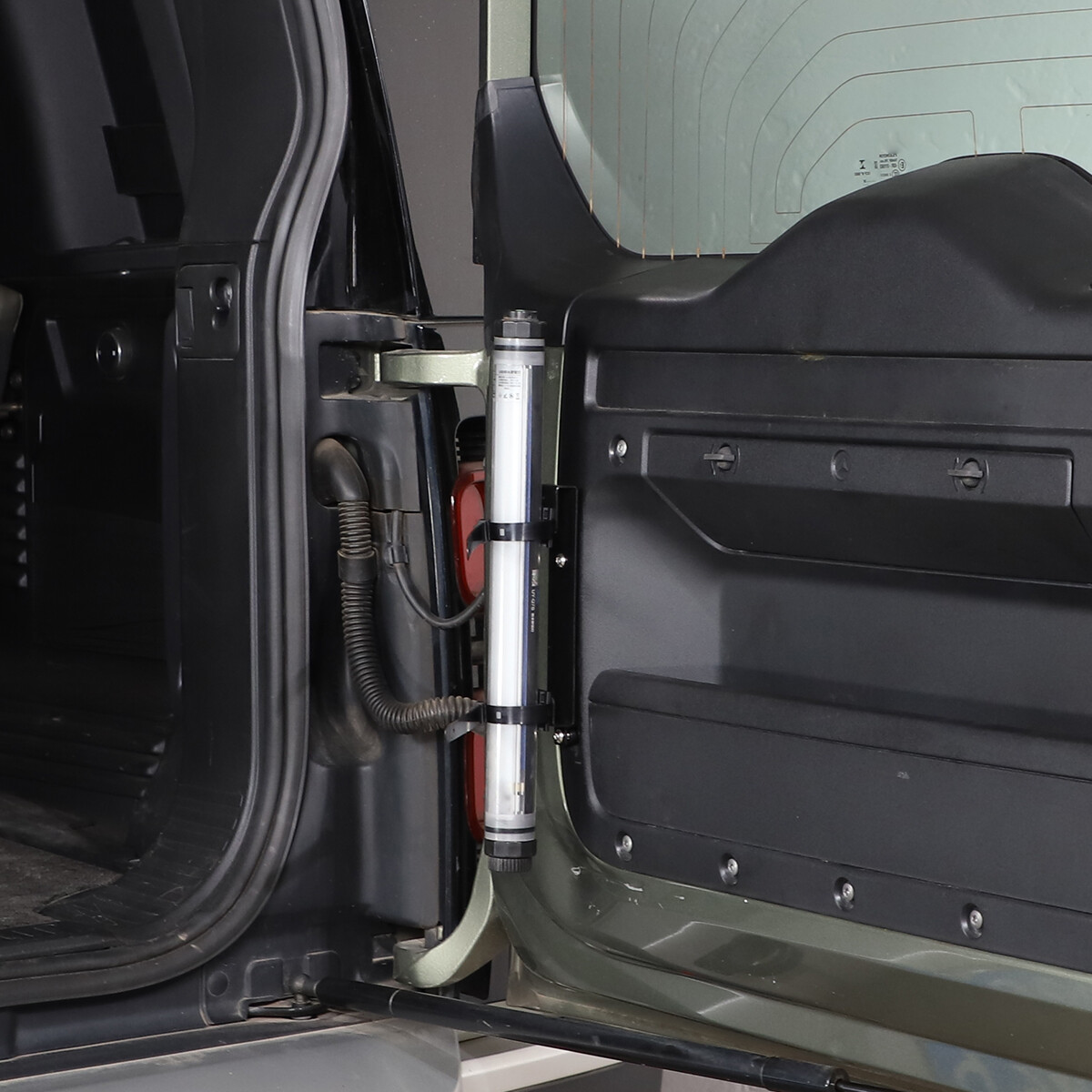 Black Trunk Tailgate Bracket Holder Kit For Land Rover Defender 90 110 ...