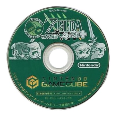 [Disc Only No case] Nintendo GameCube Zelda 4 Four Swords+ Adventures ...